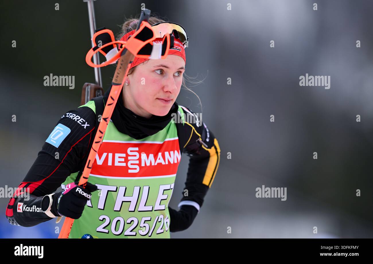 13 January 2026, Bavaria, Ruhpolding: Biathlon: World Cup, training ...
