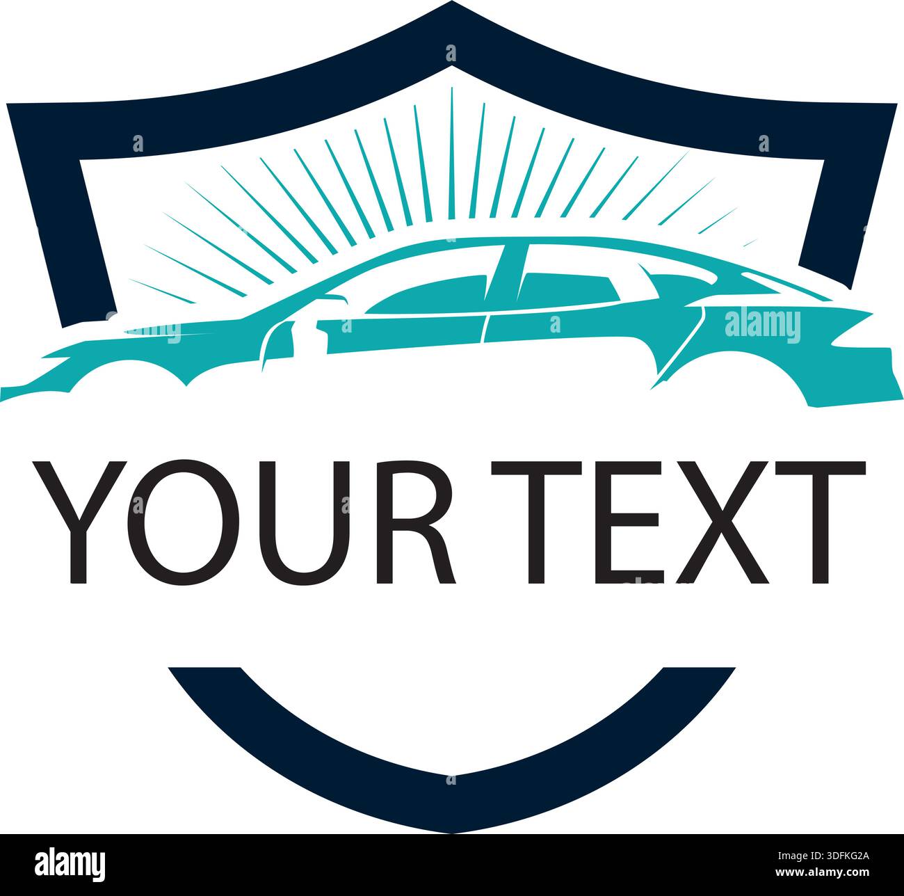 Car shield icon transport Stock Vector Images - Alamy