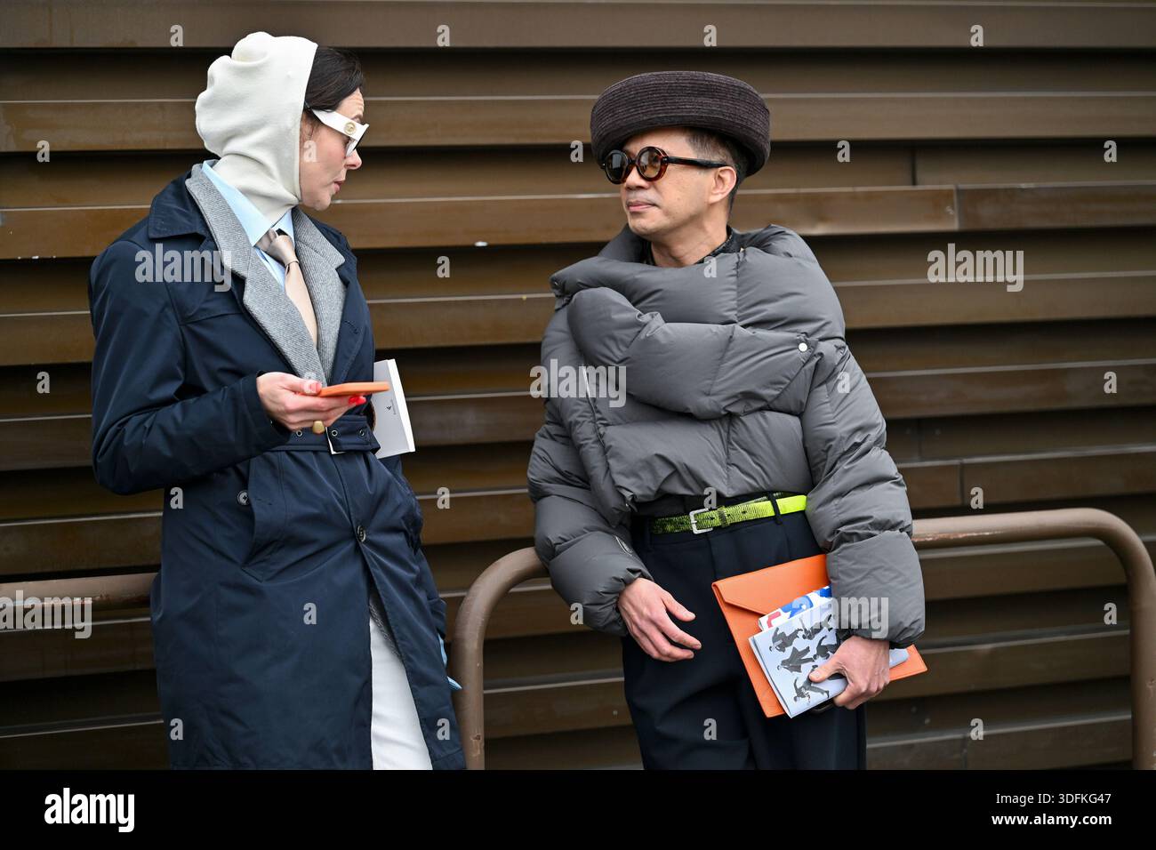 Fortezza da Basso, Florence, Italy, January 13, 2026, Fashion people at ...