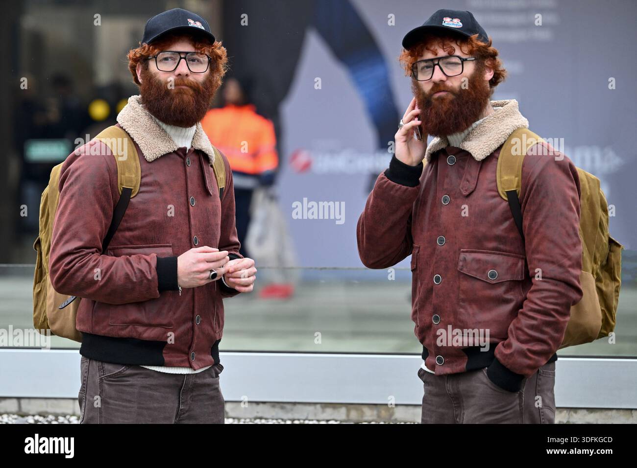 Fortezza da Basso, Florence, Italy, January 13, 2026, Fashion people at ...