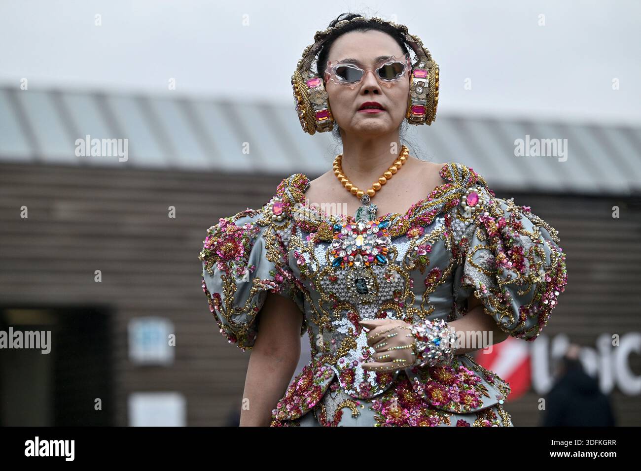 Fortezza da Basso, Florence, Italy, January 13, 2026, Fashion people at ...