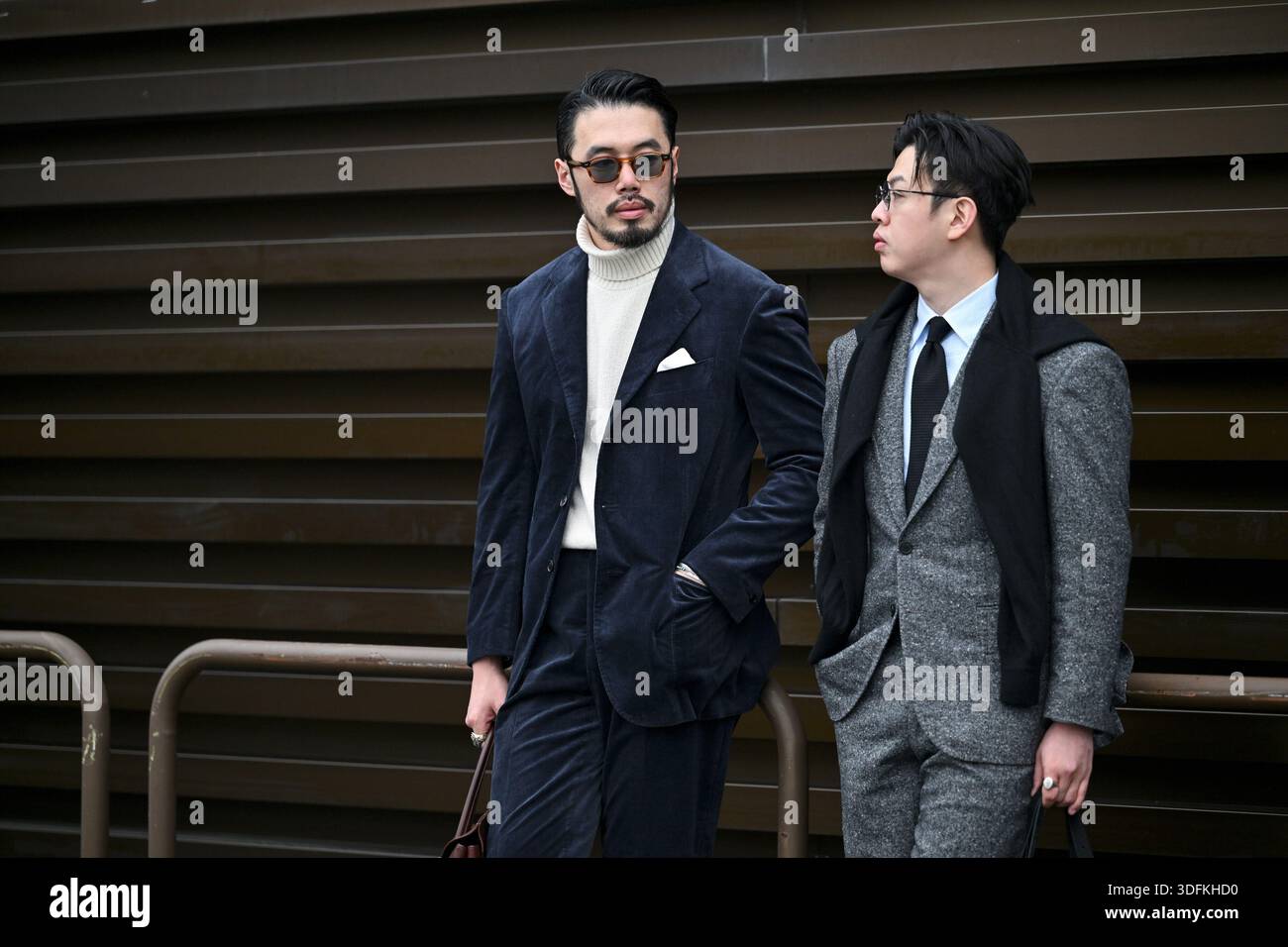 Fortezza da Basso, Florence, Italy, January 13, 2026, Fashion people at ...
