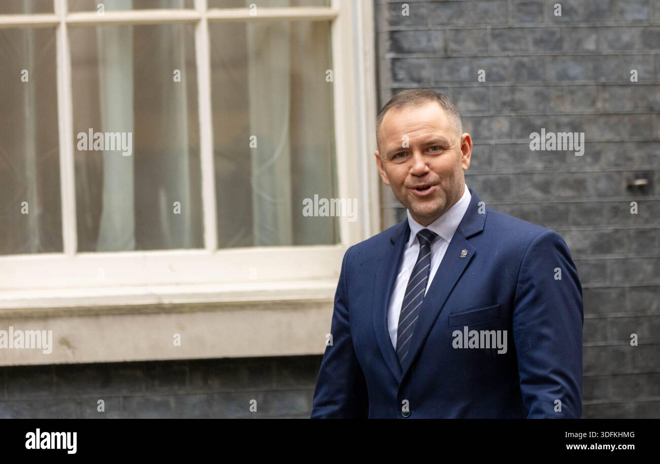 London UK 13 Jan 2026 Karol Nawrocki, President of Poland, meets Keir ...