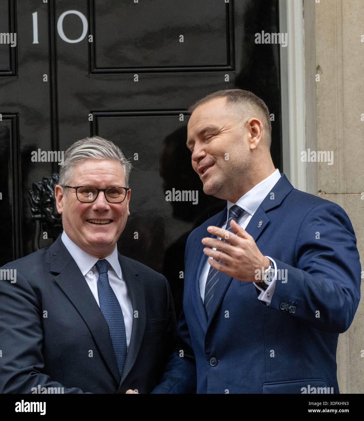 London UK 13 Jan 2026 Karol Nawrocki, President of Poland, meets Keir ...