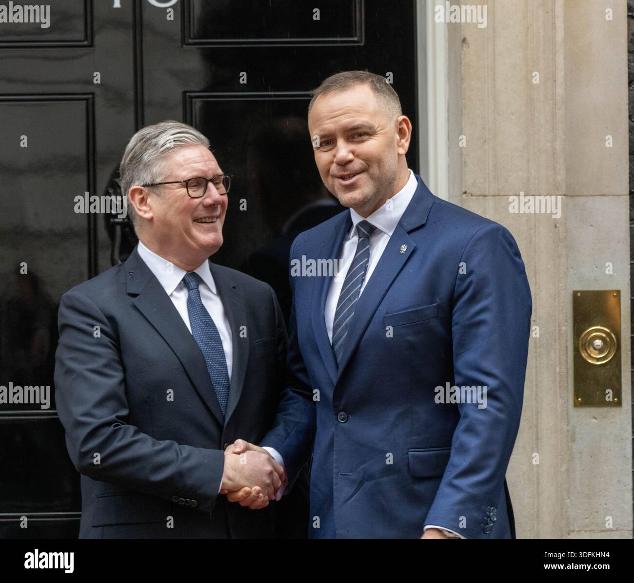 London UK 13 Jan 2026 Karol Nawrocki, President of Poland, meets Keir ...