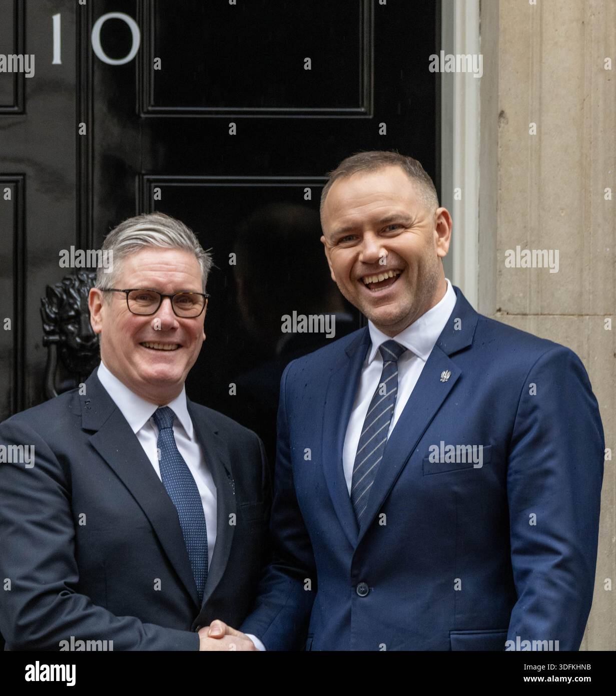 London UK 13 Jan 2026 Karol Nawrocki, President of Poland, meets Keir ...