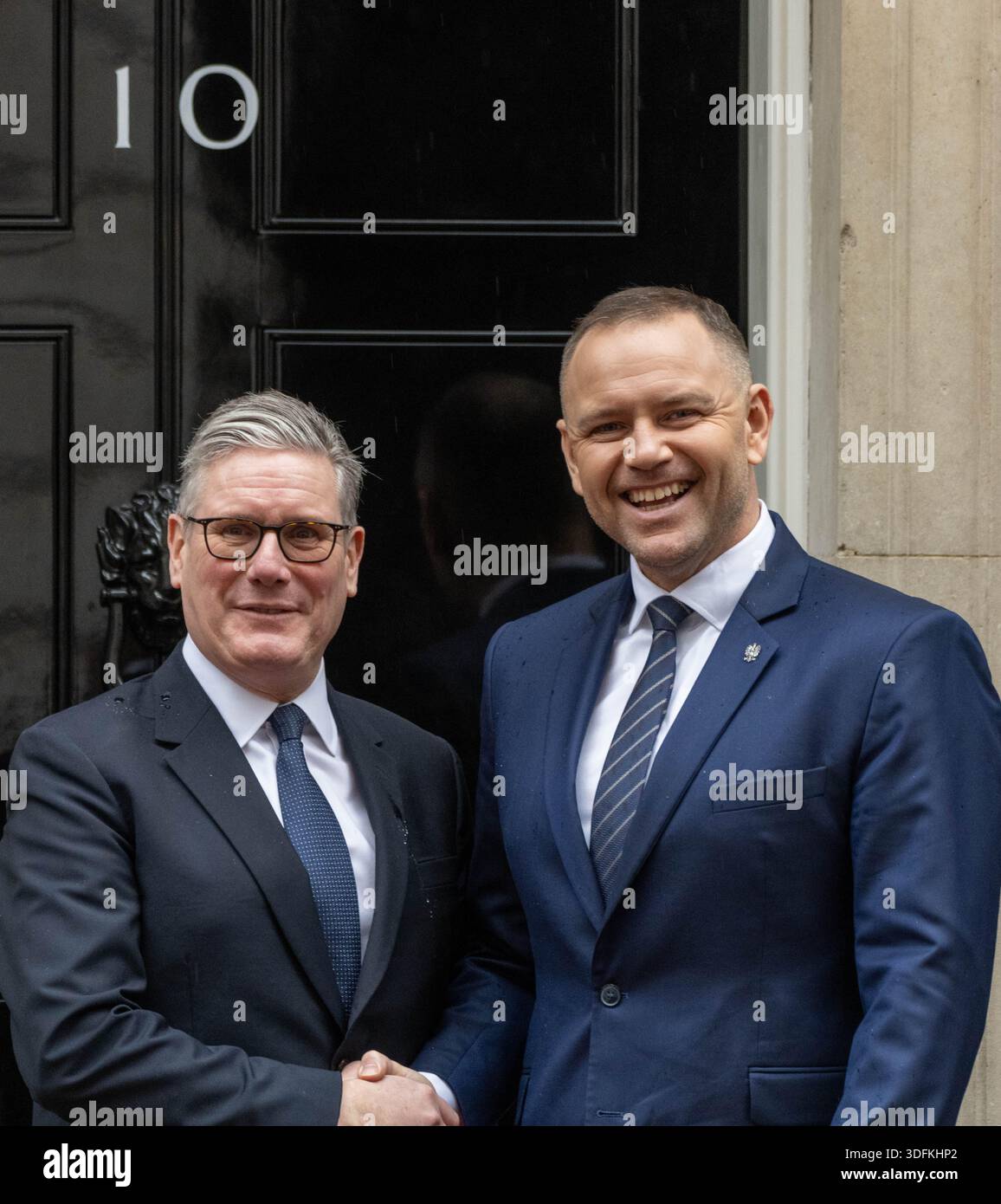 London UK 13 Jan 2026 Karol Nawrocki, President of Poland, meets Keir ...