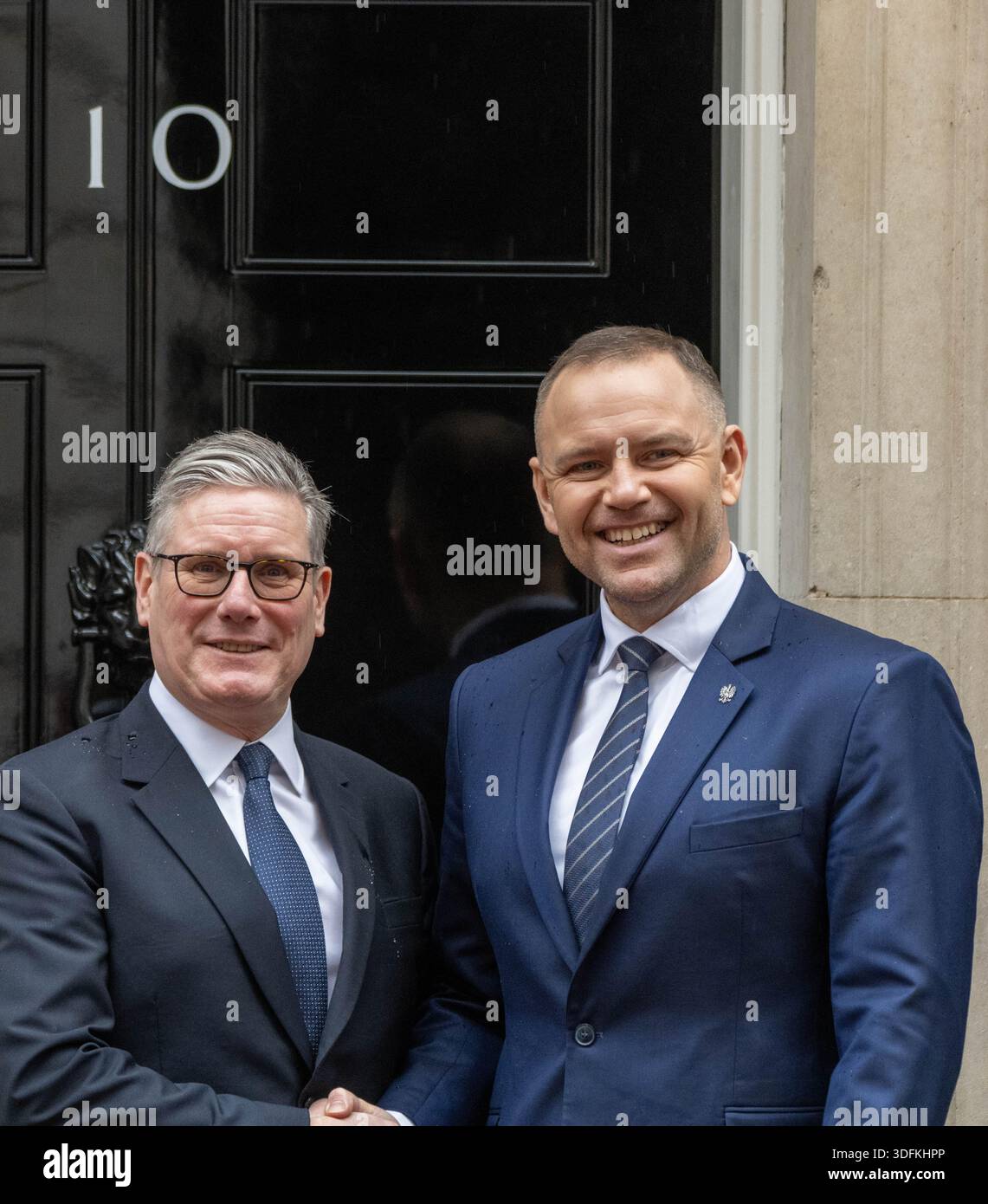 London UK 13 Jan 2026 Karol Nawrocki, President of Poland, meets Keir ...