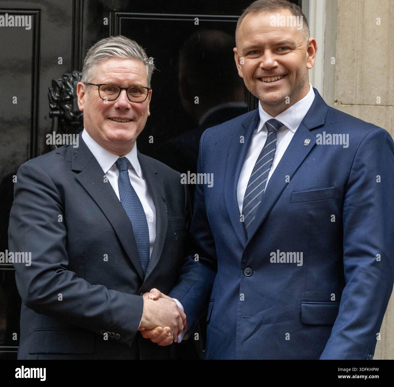 London UK 13 Jan 2026 Karol Nawrocki, President of Poland, meets Keir ...