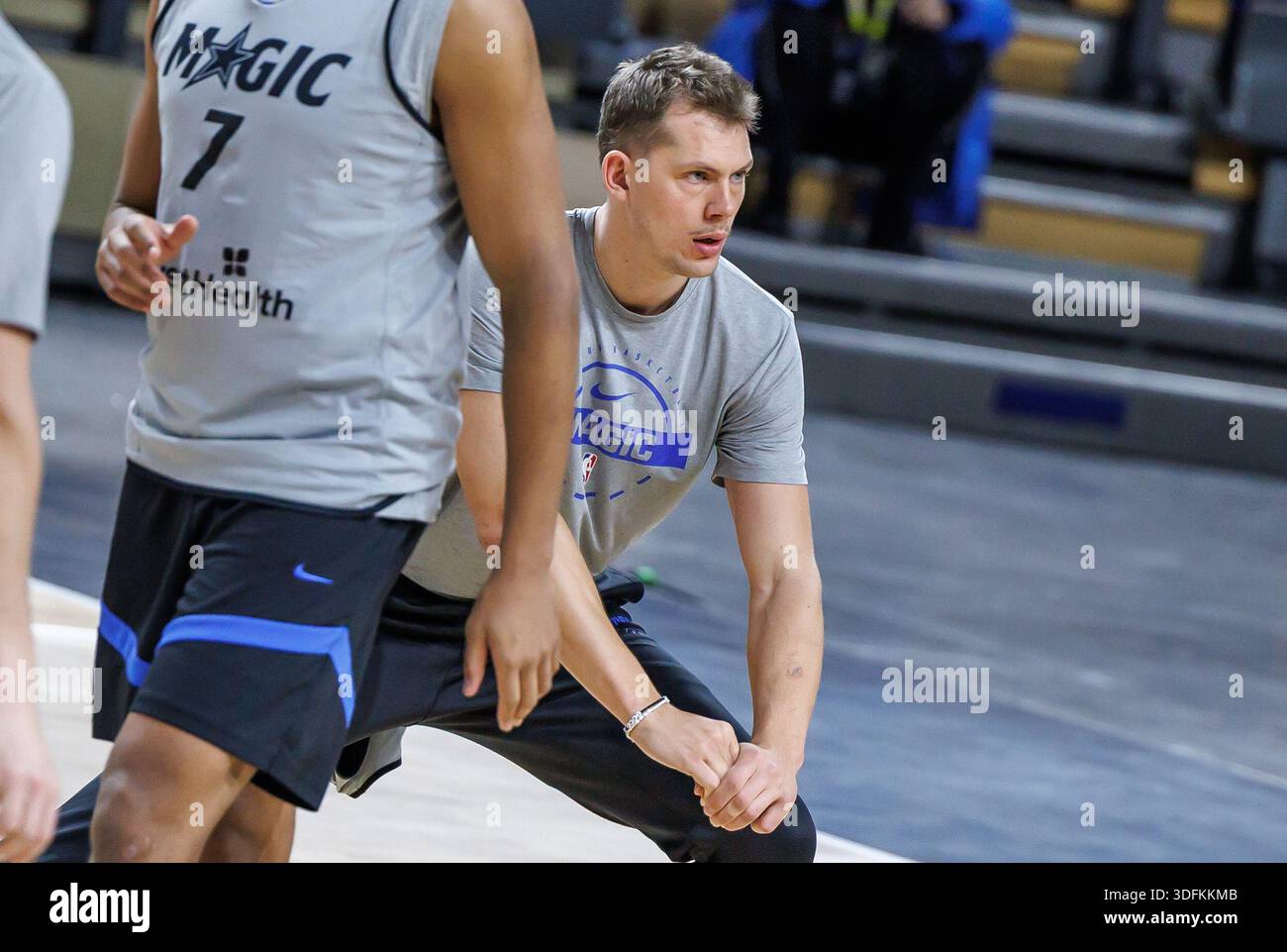 13 January 2026, Berlin: Basketball: NBA, Moritz Wagner (Orlando Magic ...