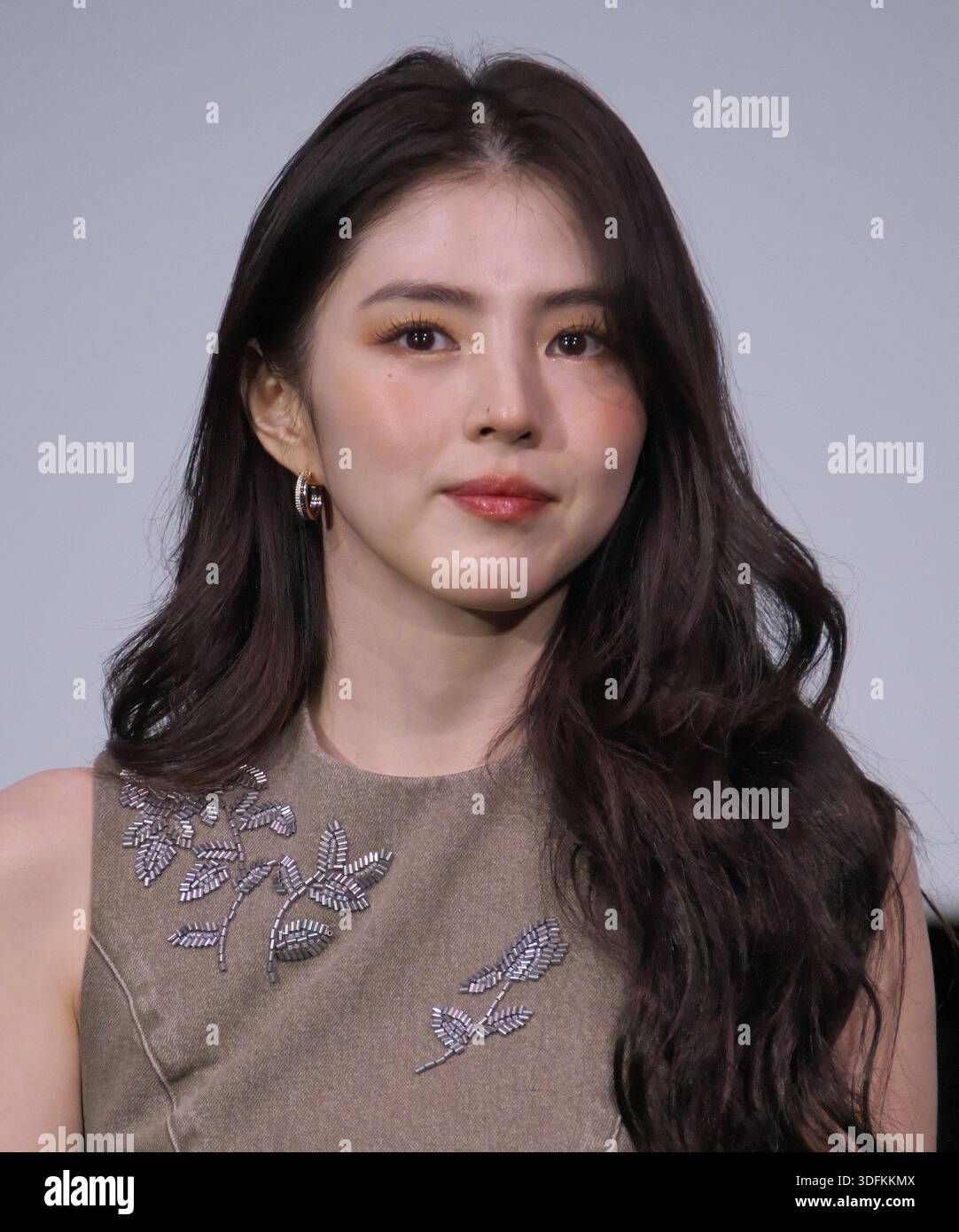 Korean actress Han So-hee attends the Japan premiere for the film ...