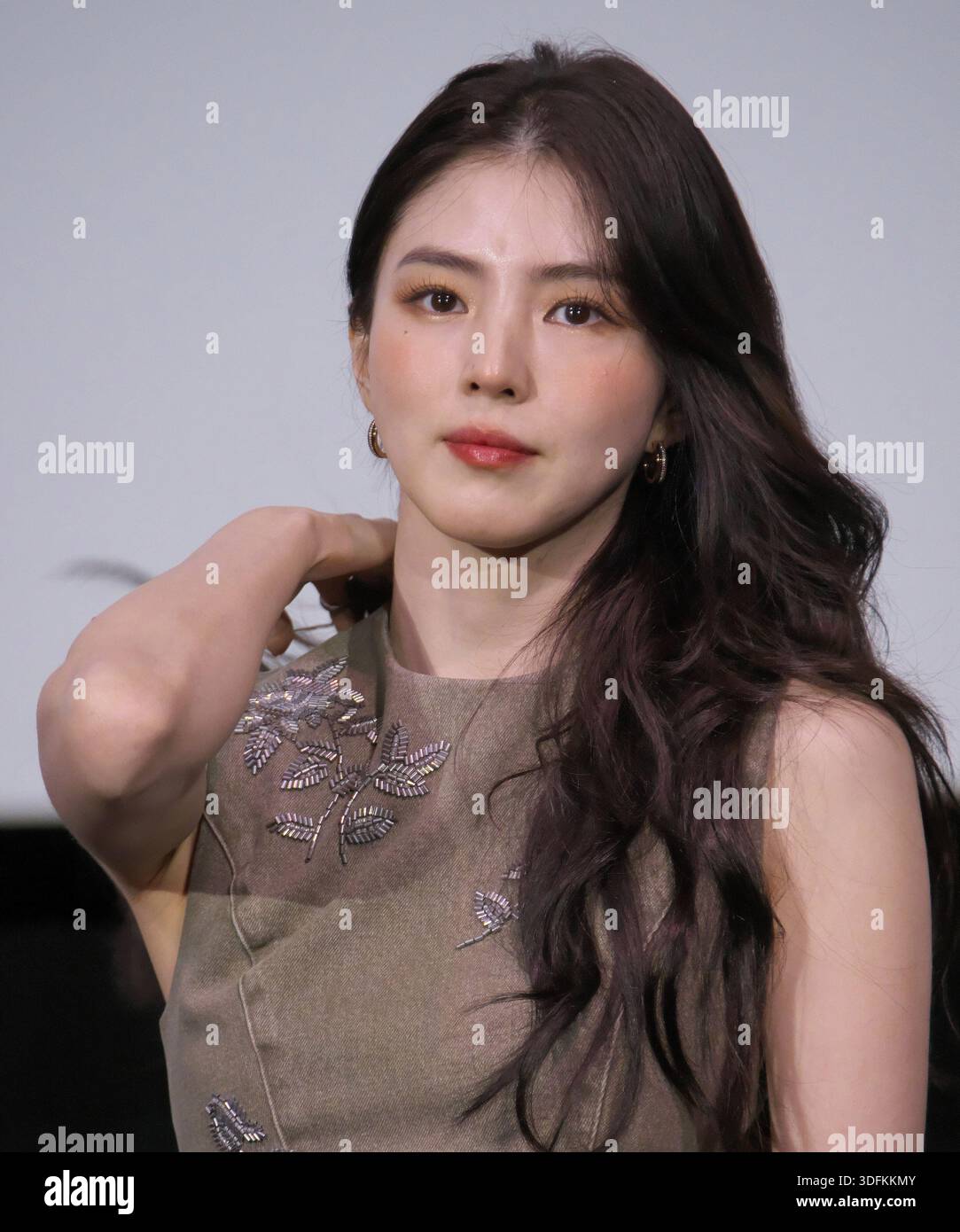 Korean actress Han So-hee attends the Japan premiere for the film ...