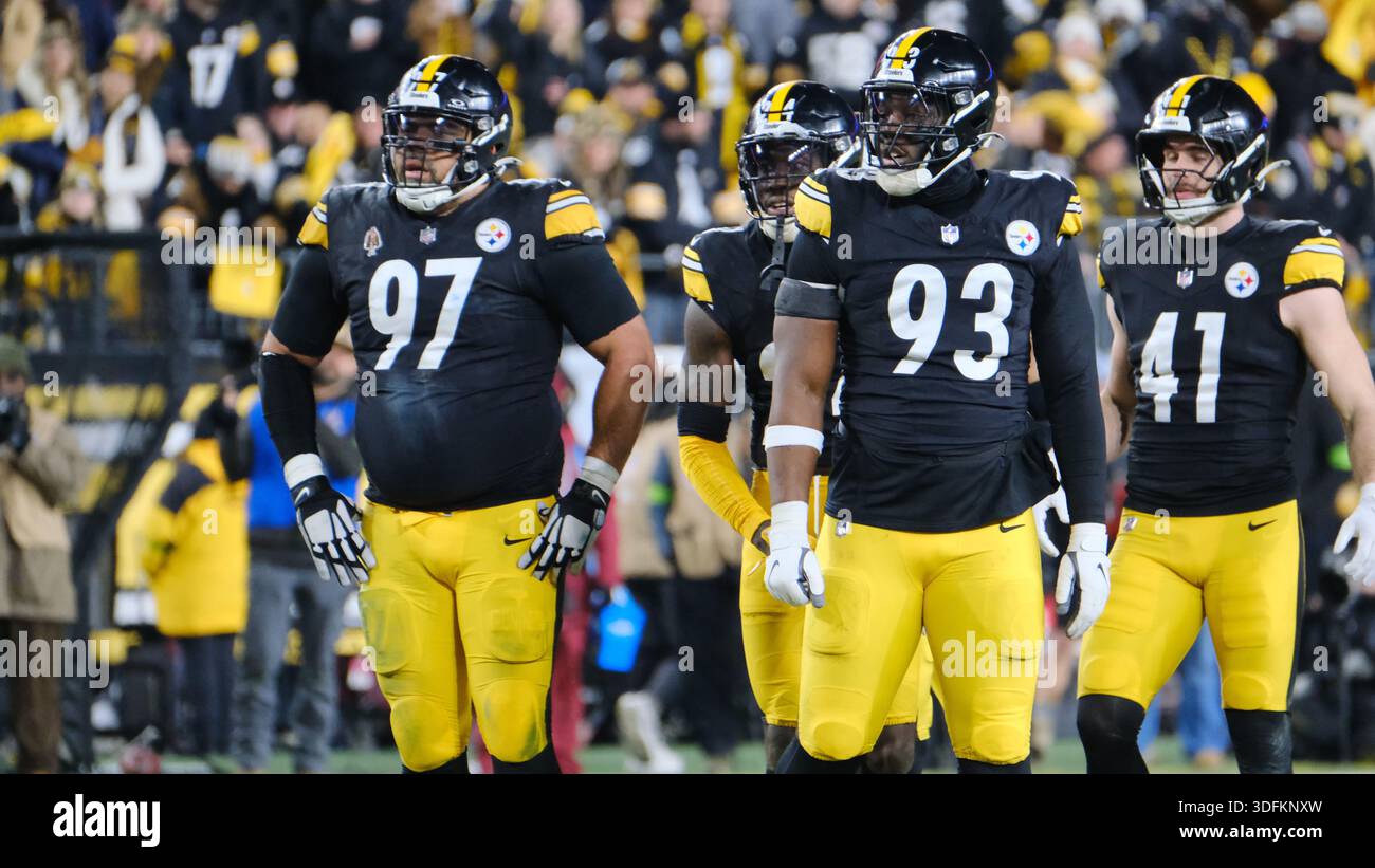 Jan 12, 2025: Cameron Heyward #97 during the Pittsburgh Steelers vs ...