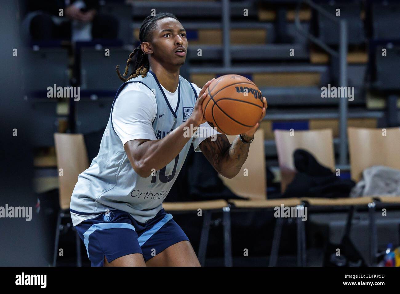 13 January 2026, Berlin: Basketball: NBA, Javon Small (Memphis ...