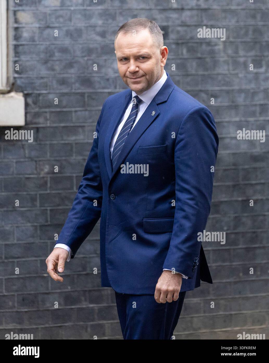 London, UK 13th Jan 2026 Karol Nawrocki, President of Poland, arrives ...