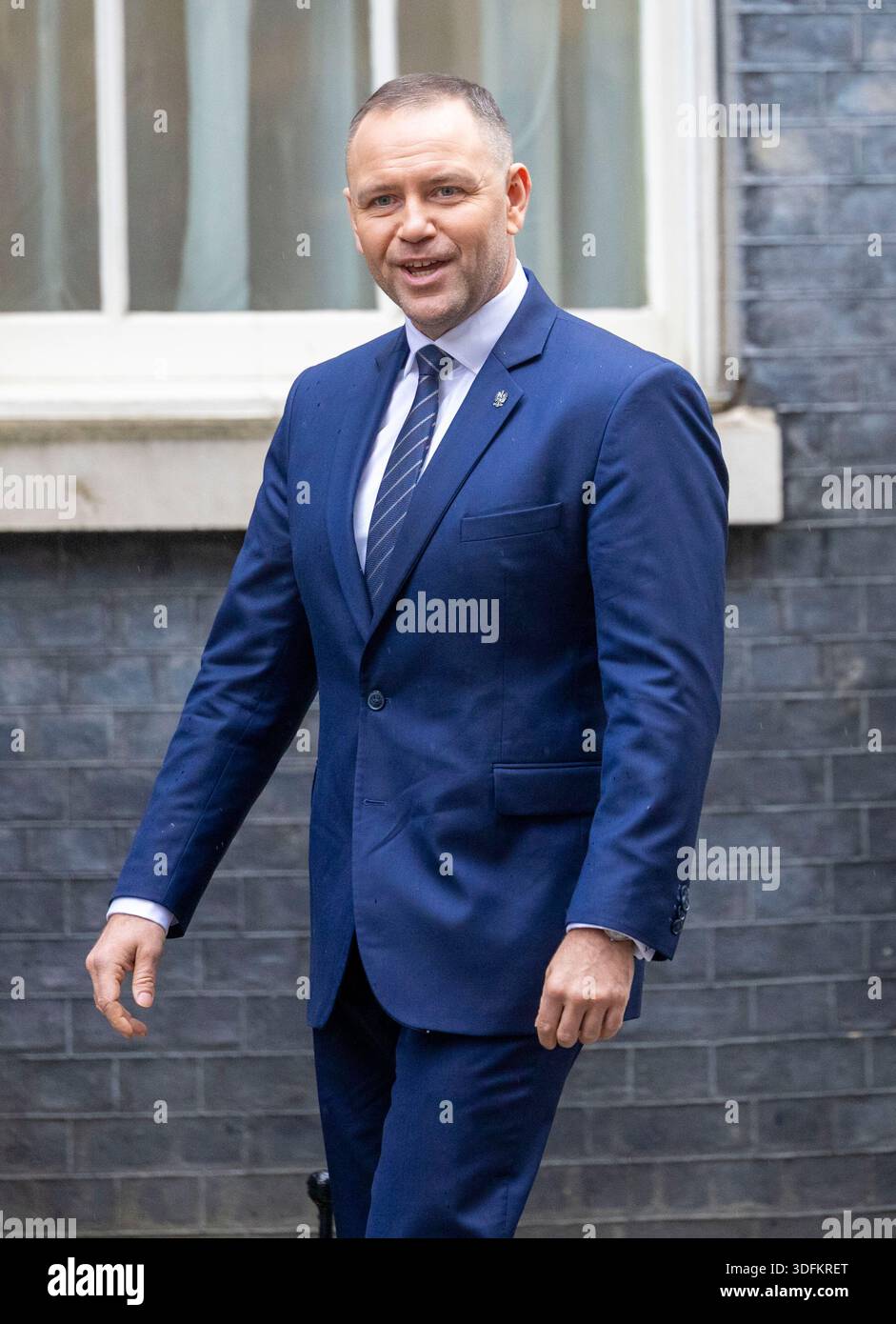 London, UK 13th Jan 2026 Karol Nawrocki, President of Poland, arrives ...