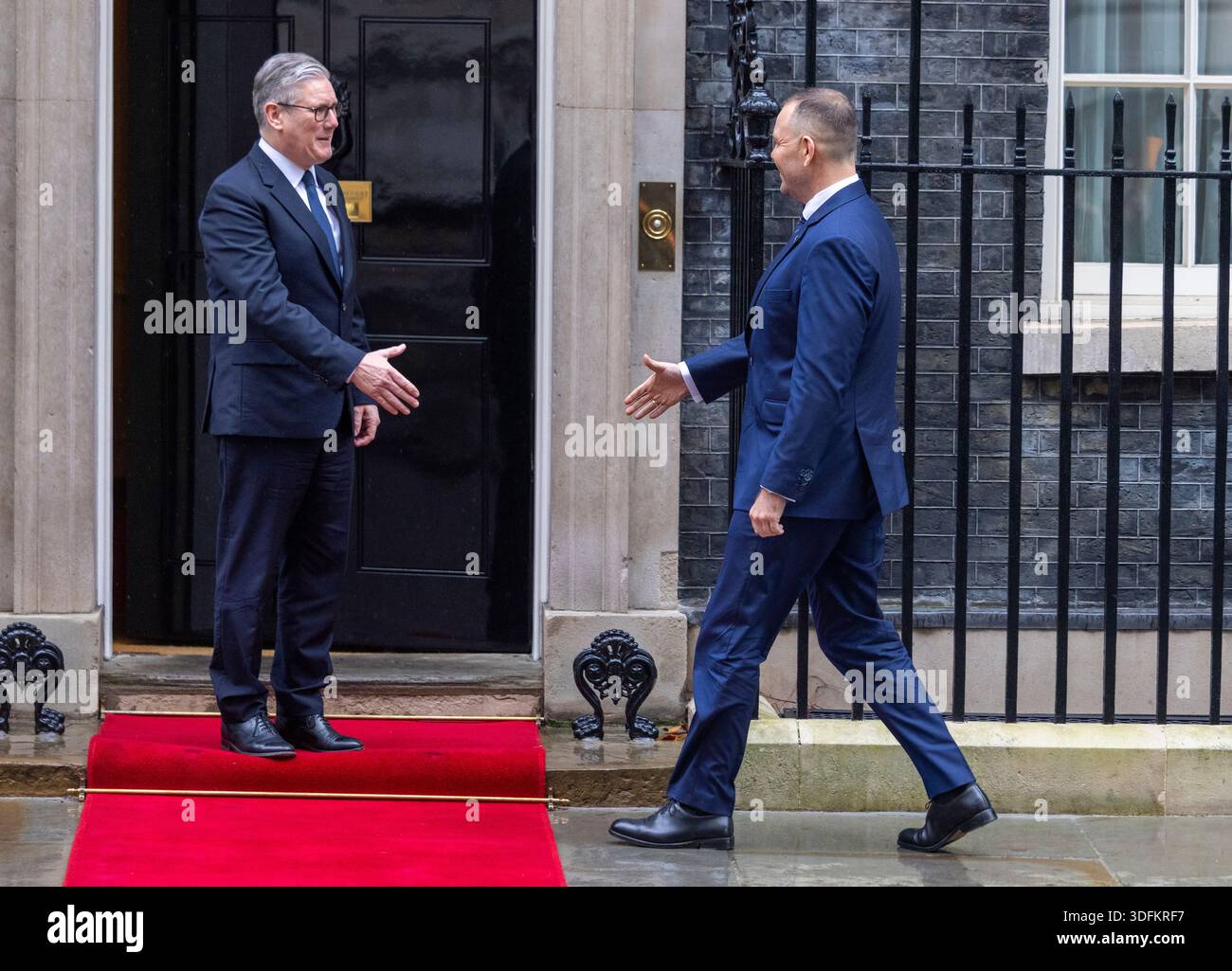 London, UK 13th Jan 2026 Karol Nawrocki, President of Poland, arrives ...