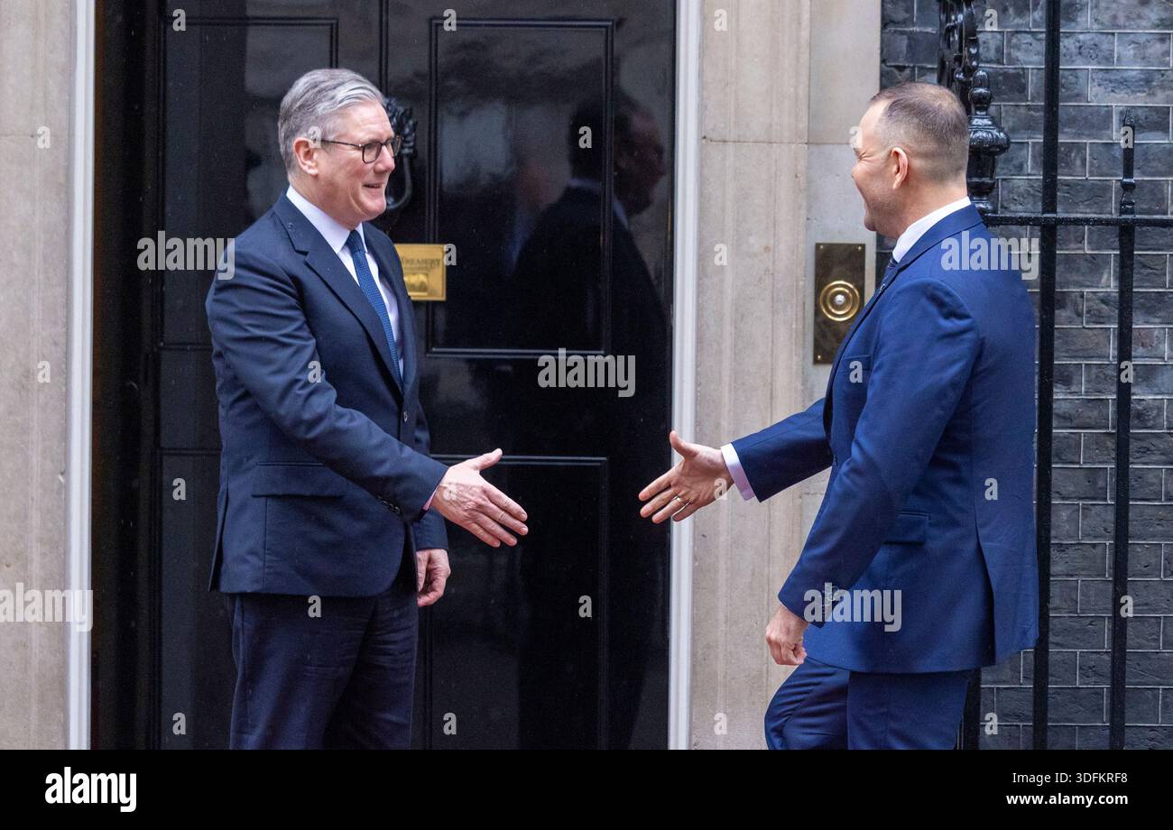 London, UK 13th Jan 2026 Karol Nawrocki, President of Poland, arrives ...
