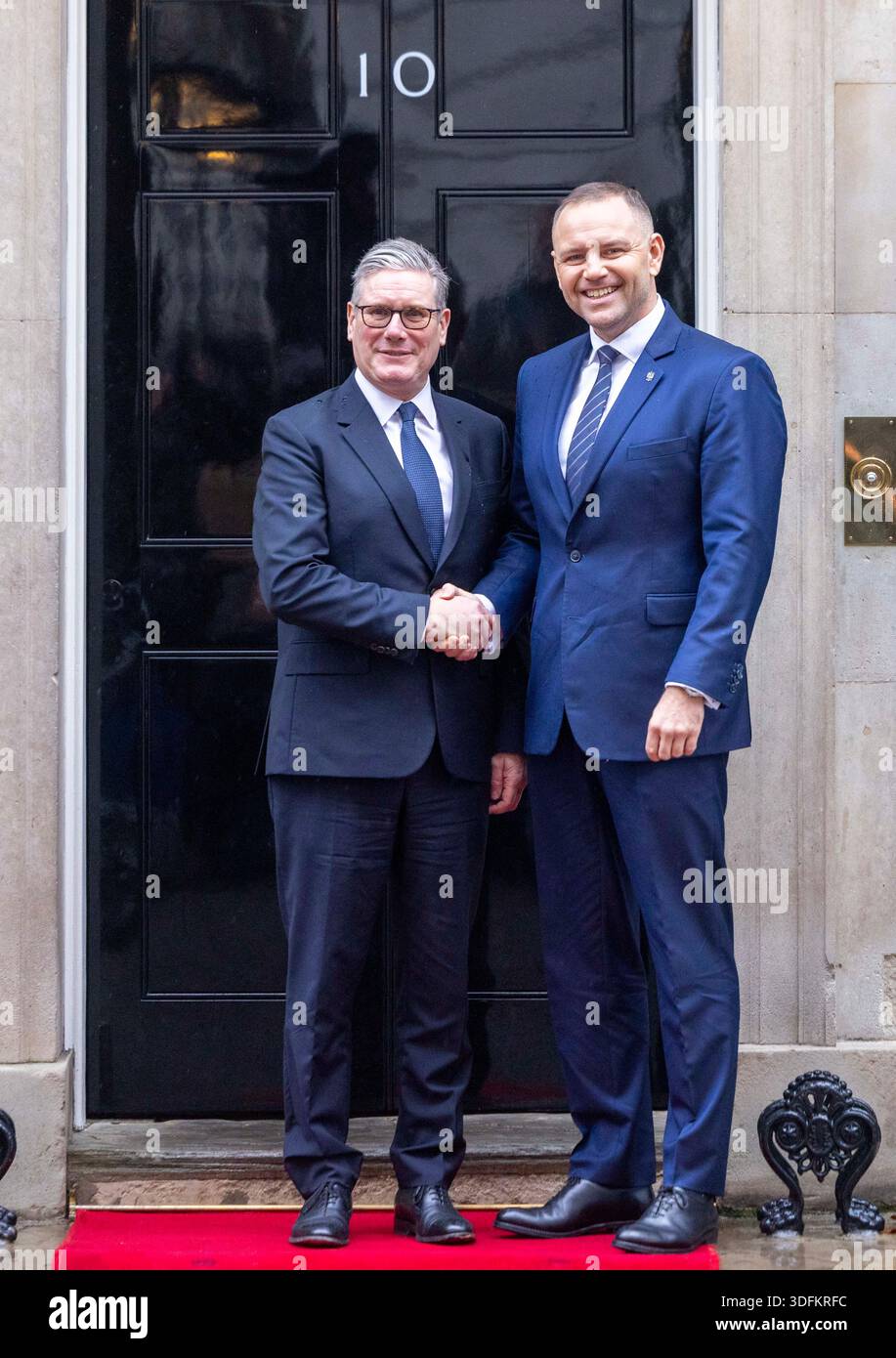 London, UK 13th Jan 2026 Karol Nawrocki, President of Poland, arrives ...