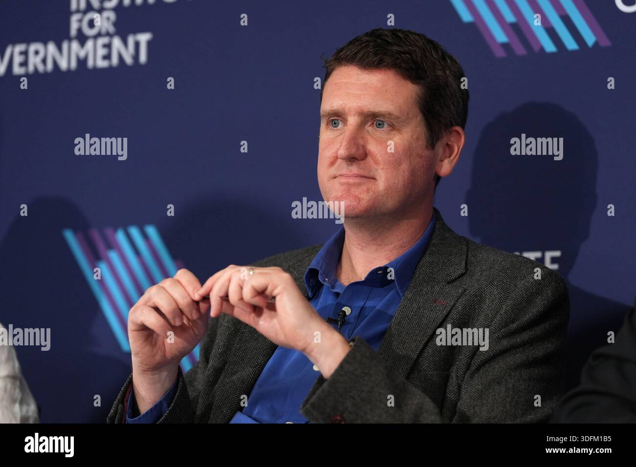 Alex Thomas at the Institute for Government conference in central ...