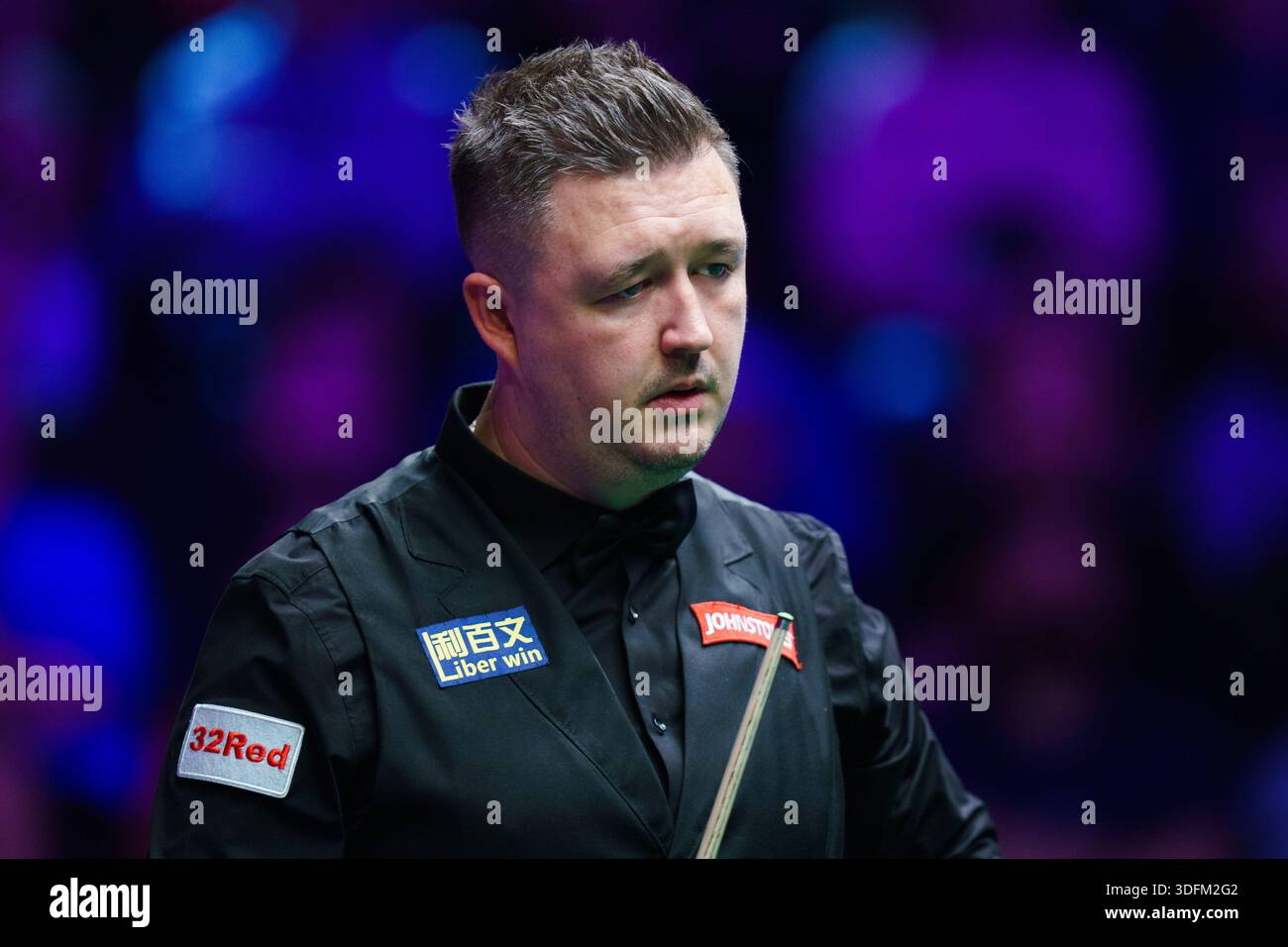 Kyren Wilson during the match between Kyren Wilson and Si Jiahui at The ...