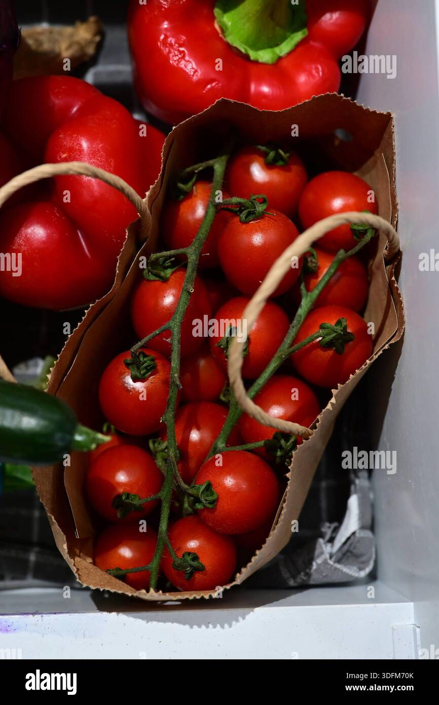 Frisches Gemüse als Symbol für gesunde Ernährung, Frische und ...