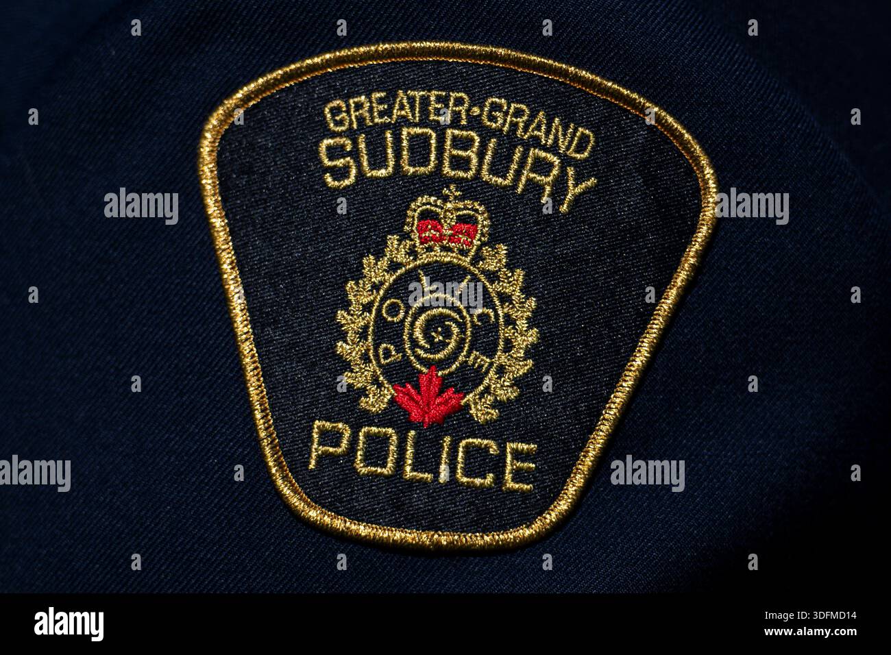 Greater Sudbury Police Service logo is seen in Ottawa, on Sunday, Sept ...