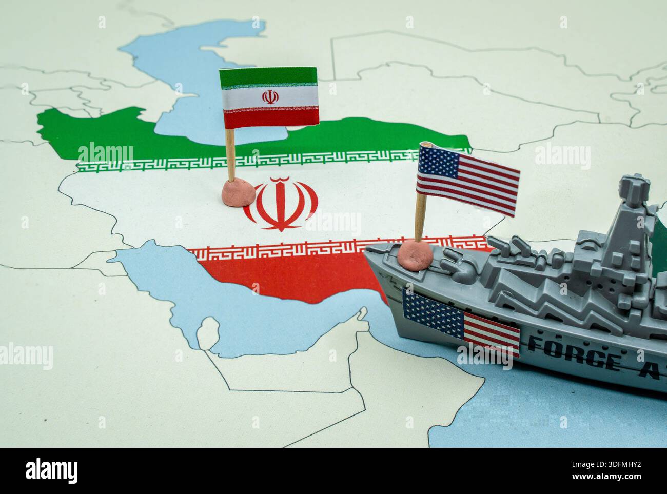 Usa iran geopolitical conflict hi-res stock photography and images - Alamy