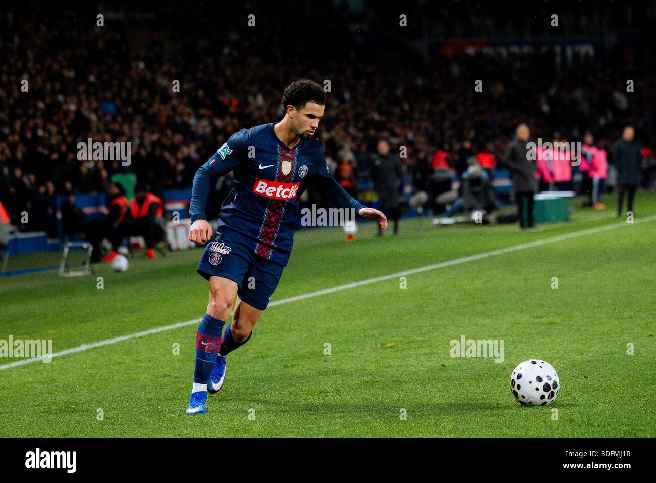 Warren Zaire-Emery of Paris Saint-Germain during the French Cup - Round ...