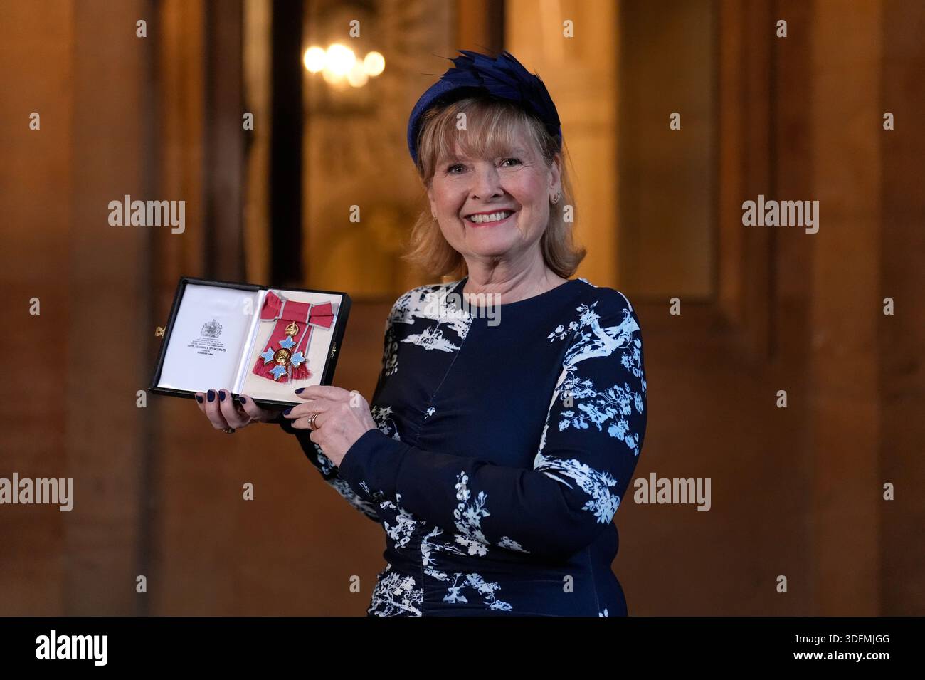 Martha Kearney after being made a Commander of the Order of the British ...