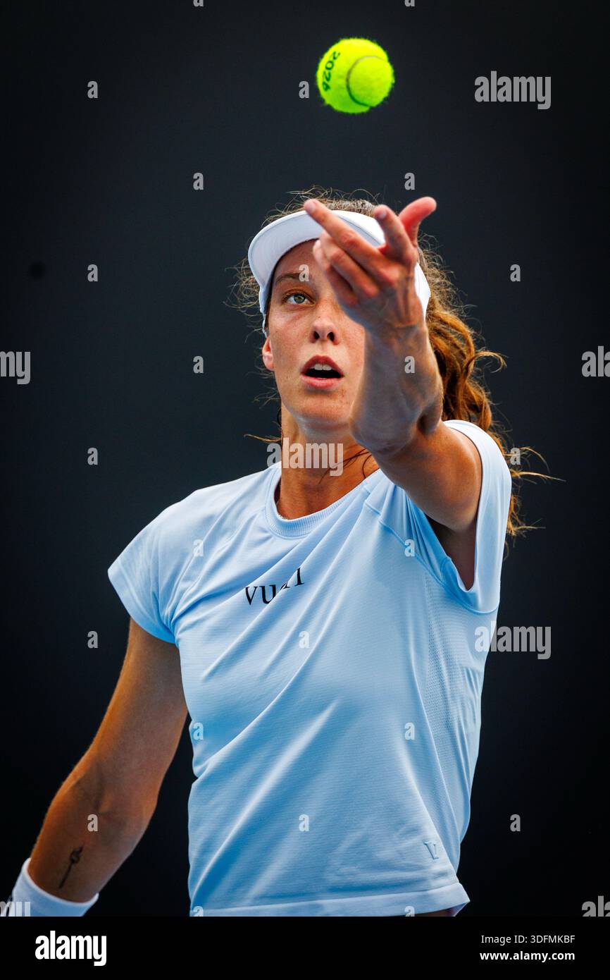 Czech Republic’s Darja Vidmanova during a qualifying match against ...