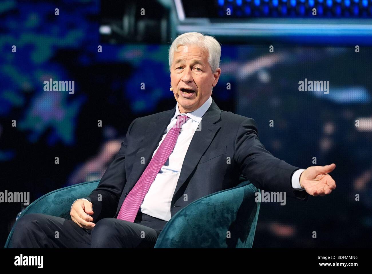 FILE - Jamie Dimon, CEO of JPMorgan Chase, speaks at the America ...