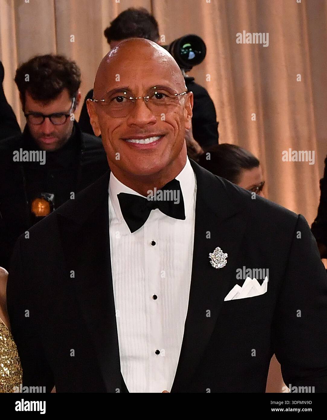 Dwayne Johnson attends the 83rd annual Golden Globe Awards at The ...