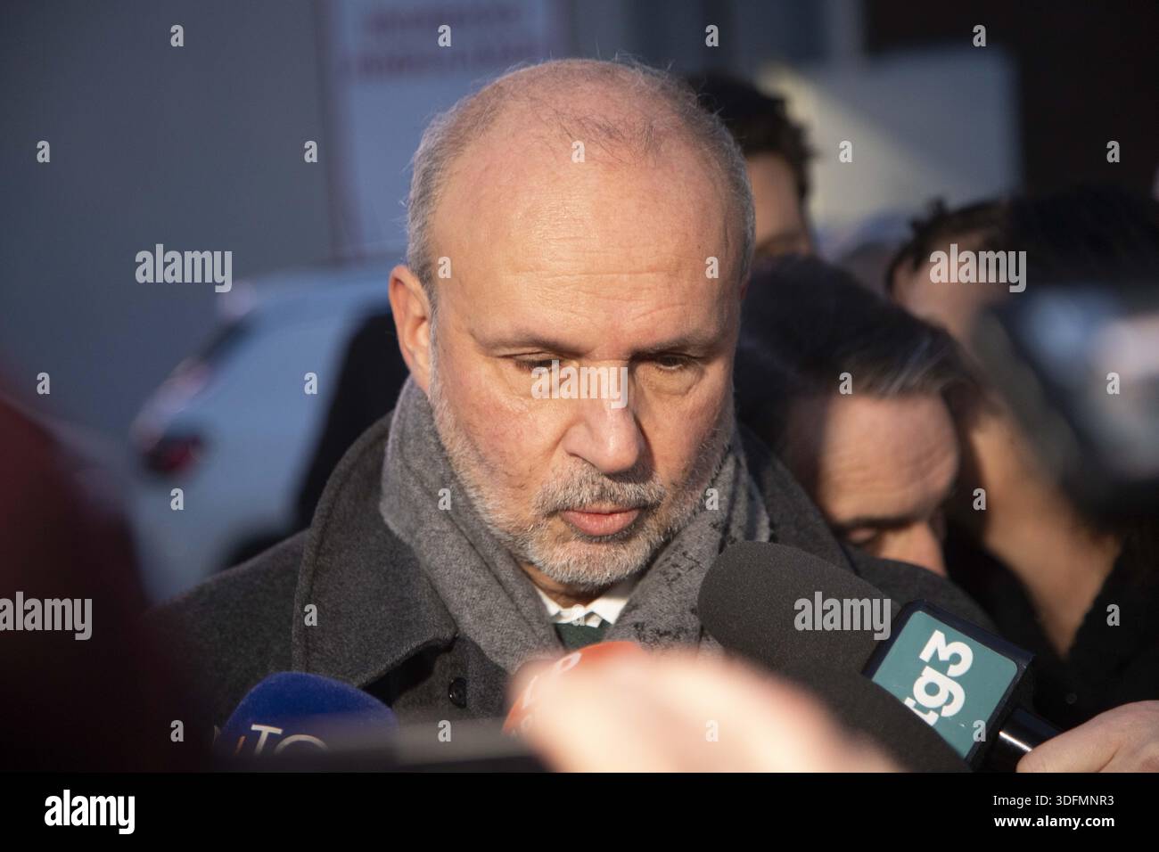 Milan, Italy. 13th Jan, 2026. Milan, Niguarda Hospital, Minister of ...