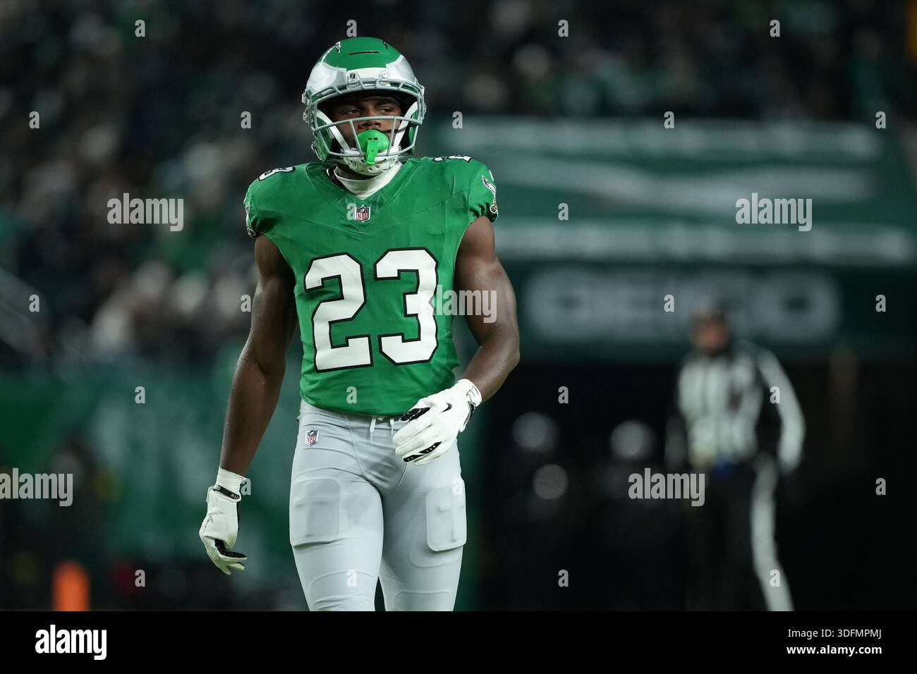 Philadelphia Eagles' Jakorian Bennett plays during an NFL football game ...