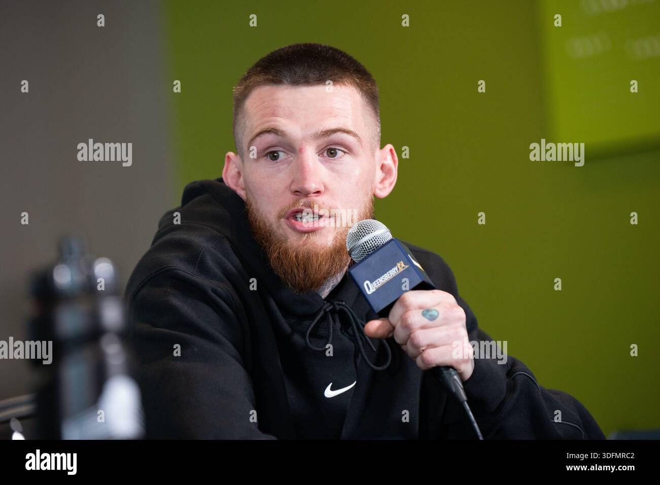 Dublin, Ireland – 13th January 2026 – Boxer Gary Cully during the ...