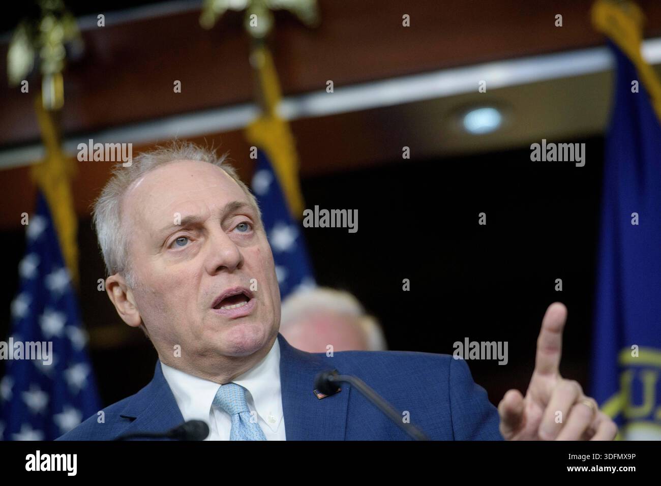 House Majority Leader Steve Scalise, R-La., speaks during a news ...