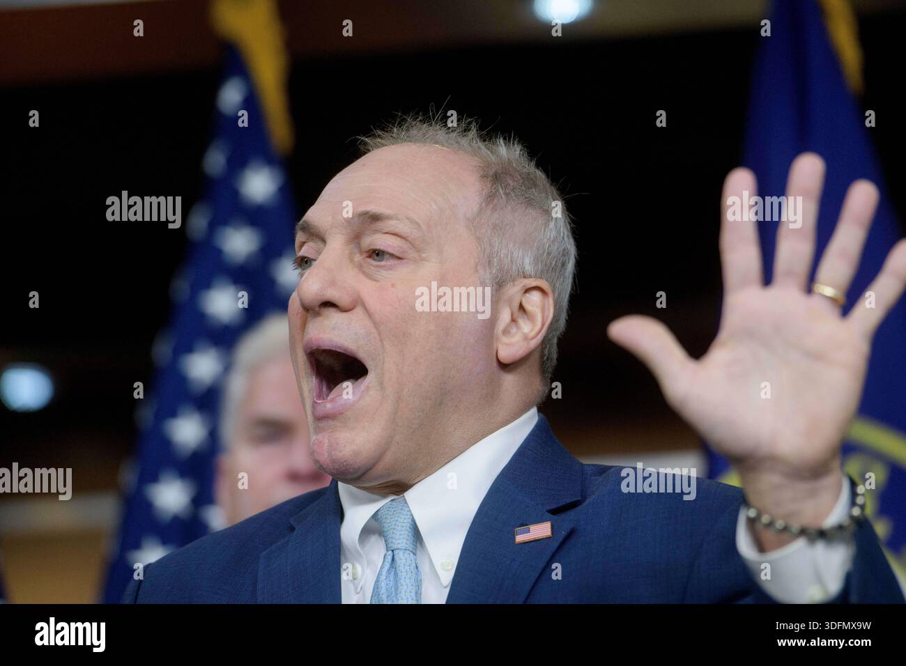 House Majority Leader Steve Scalise, R-La., speaks during a news ...
