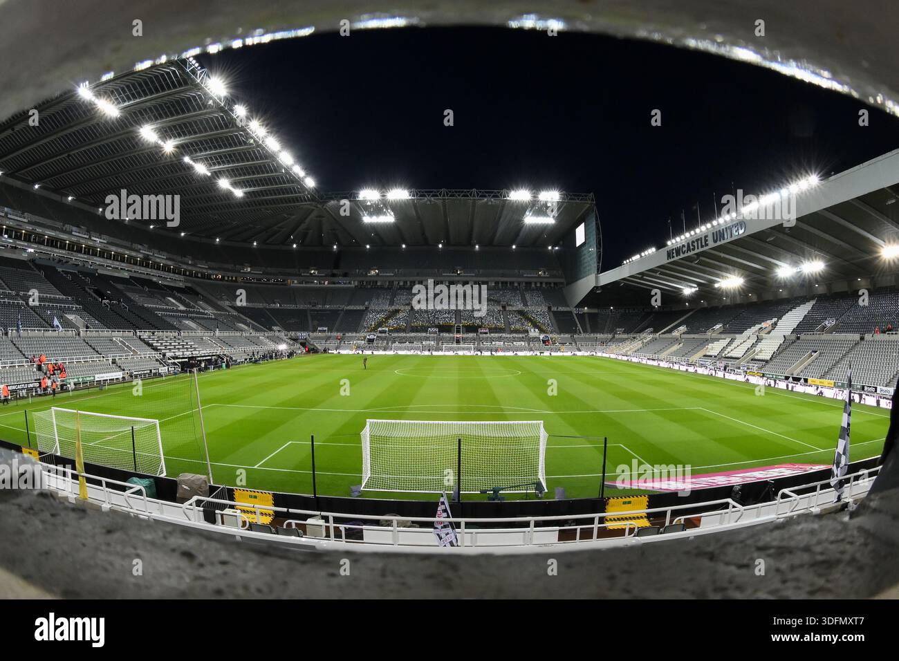 General View of St James Park during the Carabao Cup Semi Final First ...