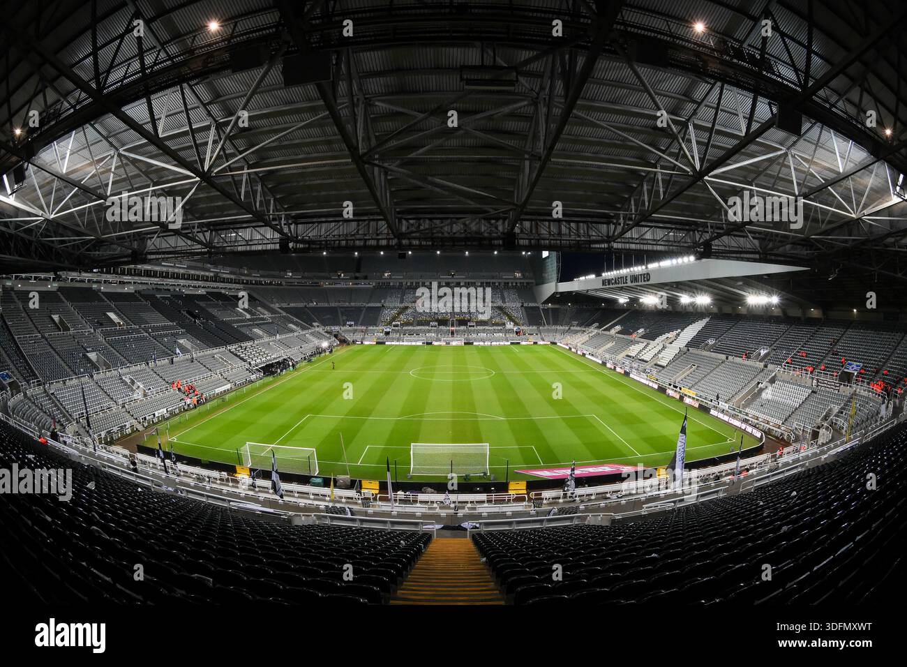 General View of St James Park during the Carabao Cup Semi Final First ...