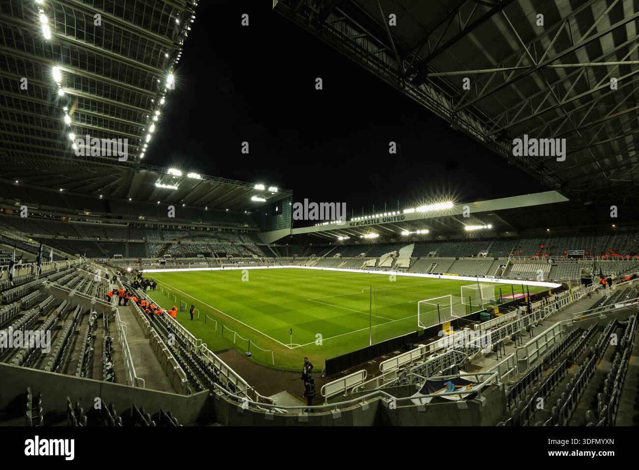 A general view of St James’ Park during the Carabao Cup Semi-finals ...