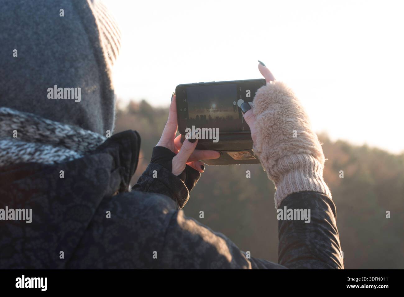 mobile phone or smartphone photography, taking pictures with a mobile ...