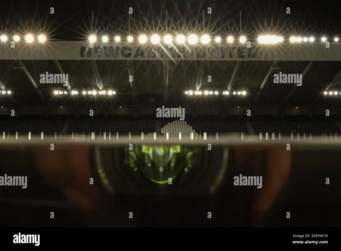 A general view of St James’ Park during the Carabao Cup Semi-finals ...