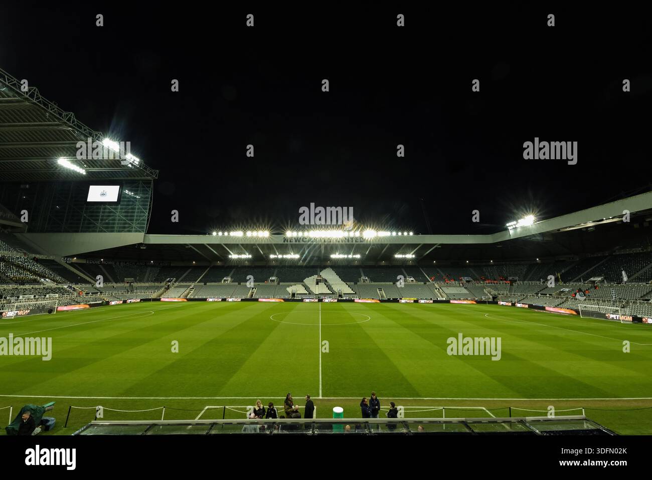 A general view of St James’ Park during the Carabao Cup Semi-finals ...