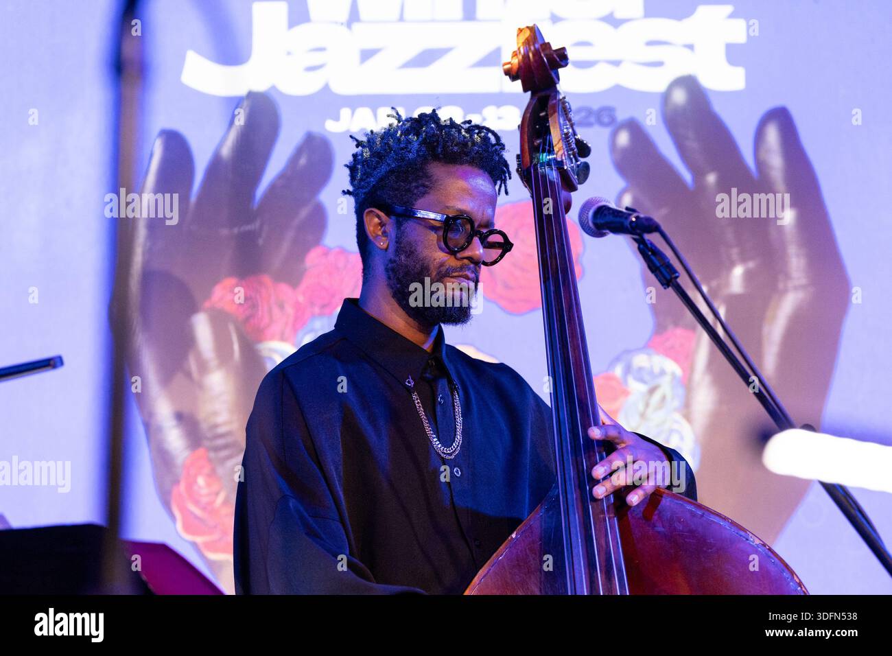 Ben Williams performs with band of musicians 'Freedom Riders' during ...