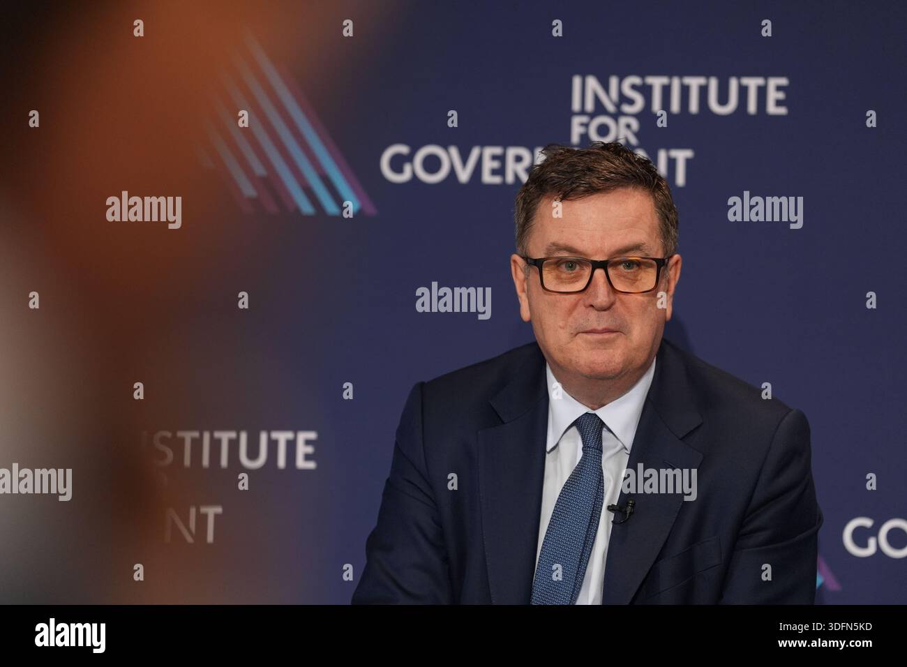 Shadow chancellor Sir Mel Stride speaking at the Institute for ...