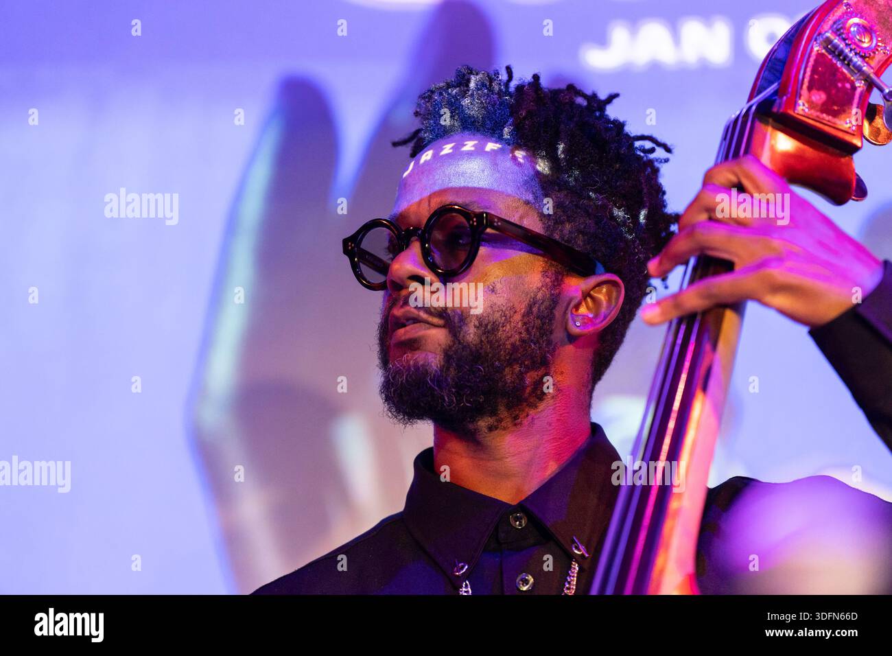 Ben Williams performs with band of musicians 'Freedom Riders' during ...