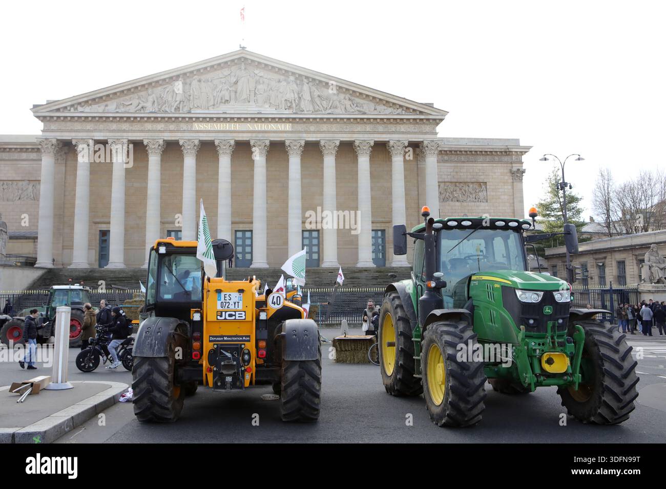 Paris, France, Tuersday on 13 January 2026, Farmers' demonstration in ...