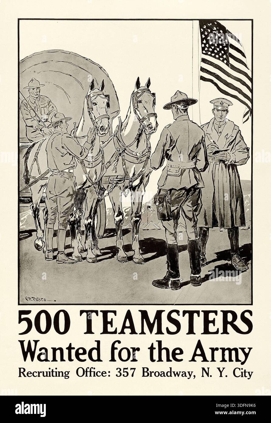 This 1918 World War I poster, illustrated by Frank X. Leyendecker ...