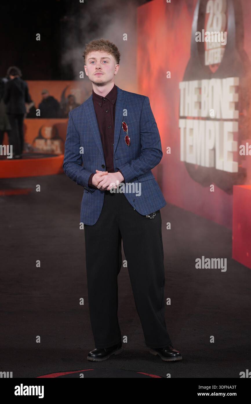 Sam Locke attending the world premiere of 28 Years Later: The Bone ...